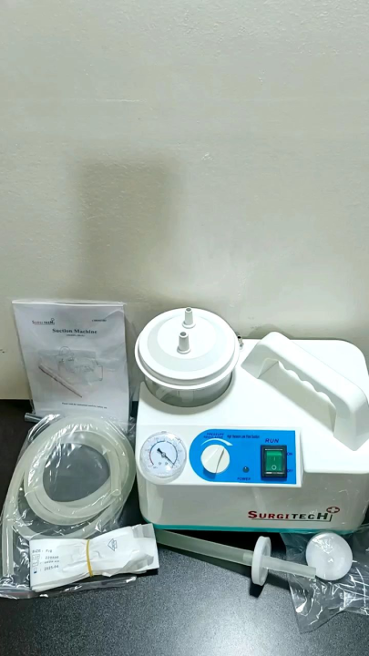 Surgitech Portable Phlegm Suction Machine Heavy Duty | Lazada PH