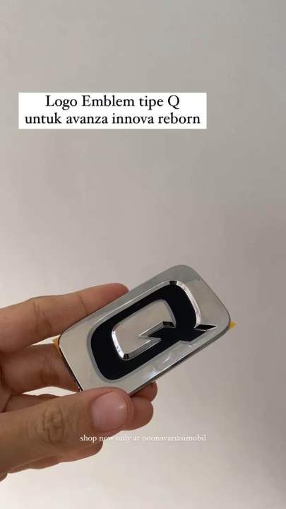 Logo Emblem Tipe Q untuk avanza veloz innova reborn | Lazada Indonesia