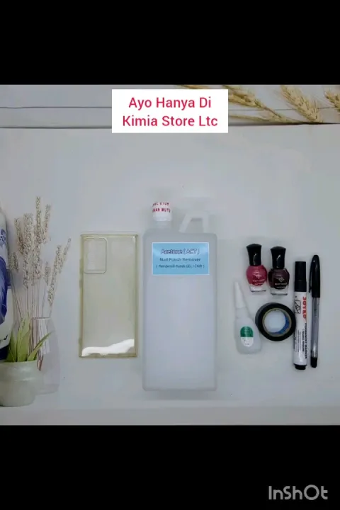Aseton / Acetone 1Liter - 5 Liter ( Pembersih Kutek / Nail Polish ...