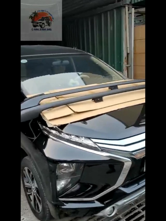 Thanh giá nóc dọc cho xe Xpander lắp zin, không khoan đục [ CAO CẤP ...