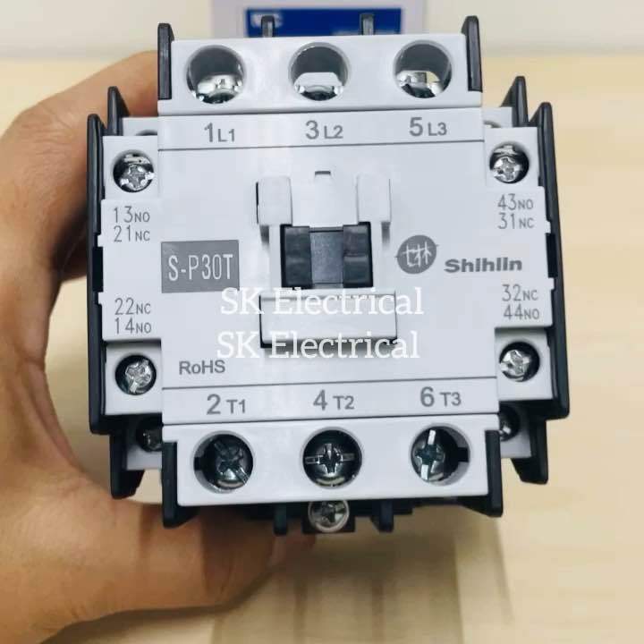 SHIHLIN SP30T 2NO+2NC Magnetic Contactor | SK Electric | Lazada PH