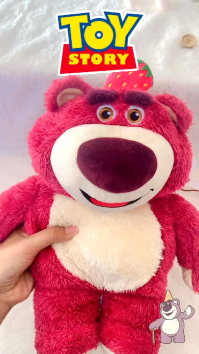 MINISO 🆕 Disney Pixar Lotso Collection 51cm Pullable Heart Plush Toy ...