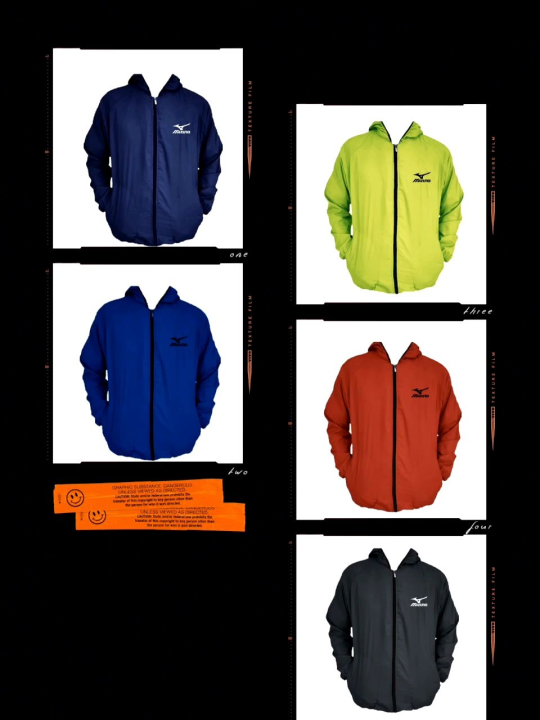 jaket parasut serbaguna/jaket sauna/jaket joging/jaket bersepeda/jaket ...