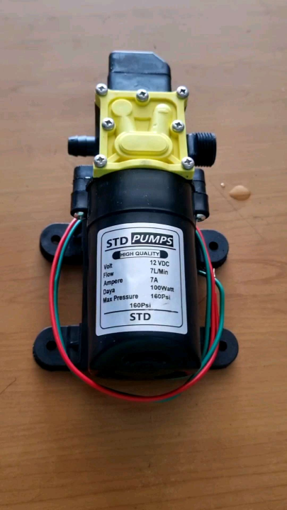 Pump dc pompa steam dc 160psi (soket - drat) Pompa sprayer Aki 12v 160 ...