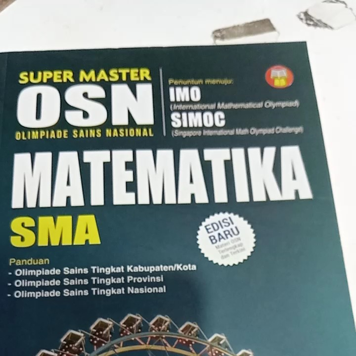 BUKU OLIMPIADE SUPER MASTER OSN MATEMATIKA SMA YRAMA WIDYA | Lazada Indonesia