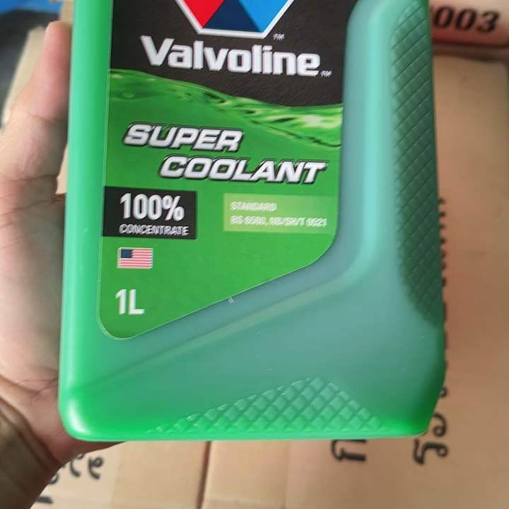 [ ของแท้ ] น้ำยาหล่อเย็นหม้อน้ำ Valvoline Super coolant สูตรเข้มข้น 1:1 ...