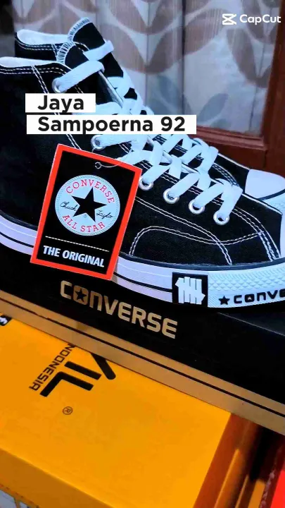 Sepatu Sekolah All Star 70's B&D Tinggi // Shoes School 70s High Clasic ...