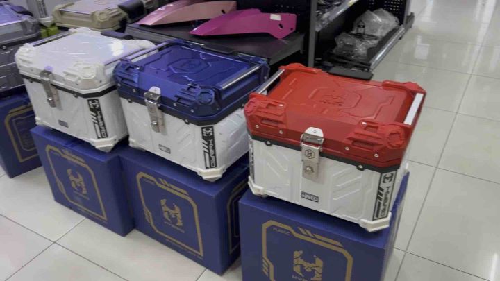 Hybriid ABS Plastic Motorcycle Top Box 45Liters and 55Liters | Lazada PH