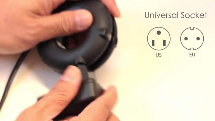 MOGICS Super Bagel Universal Travel Adapter หัวแปลงปลั๊กไฟ ต่างประเทศ ...