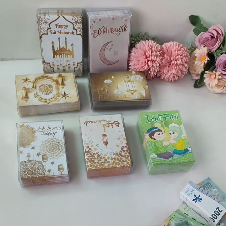 Amplop Lebaran Unik 50 Lembar Angpao Amplop Karakter Lucu Idul Fitri ...