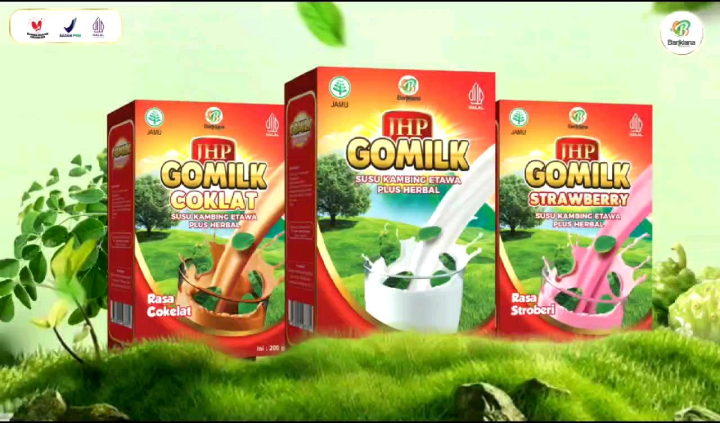 GOMILK Satu Renceng isi 10 Sachet - Susu Kambing Etawa Plus Herbal ...
