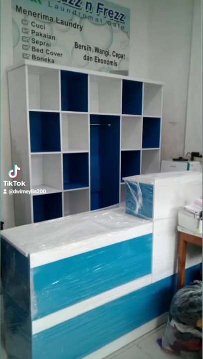 Satu Paket Meja Dan Rak Laundry | Lazada Indonesia