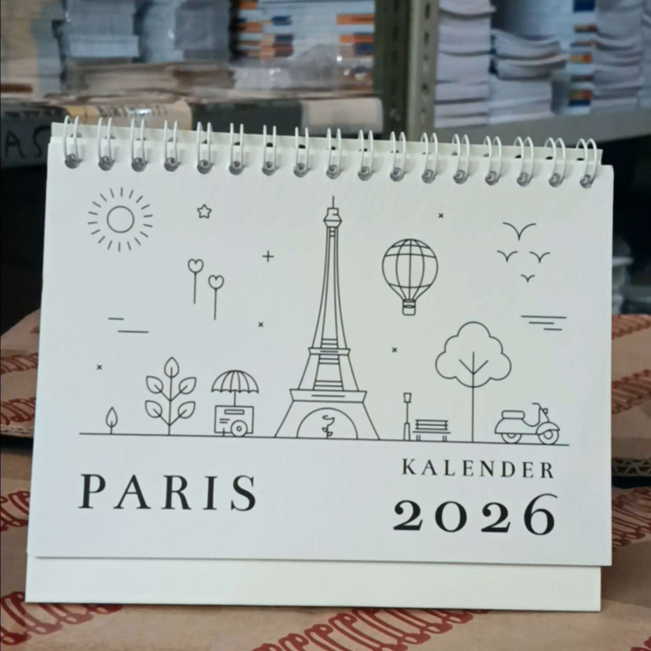 KALENDER TAHUN 2026 / KALENDER LANDSCAPE MOTIF WARNA WARNI KEINDAHAN ...
