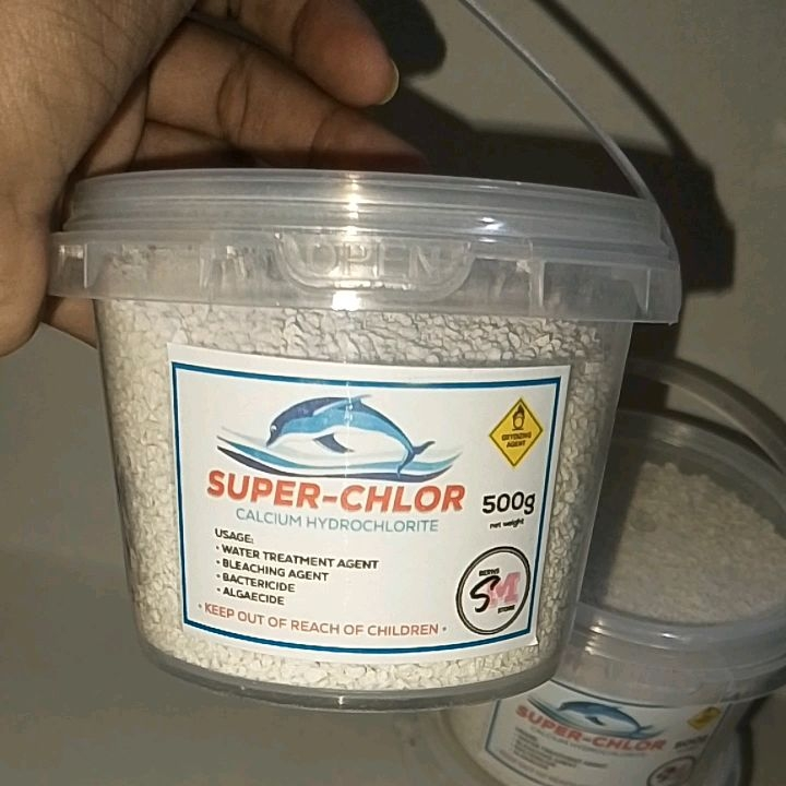 BERNS 500g Chlorine Powder with Air-Tight Sealed Bucket | Lazada