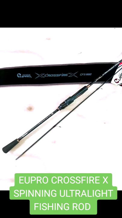 EUPRO CROSSFIRE X ULTRALIGHT SPINNING FISHING ROD | Lazada