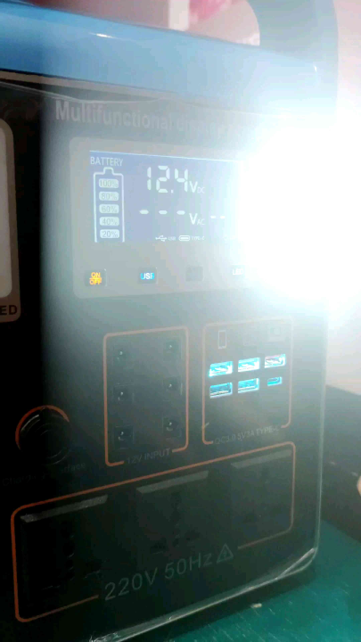 Power Station Portable 1200W 600W Storage Power Supply Listrik untuk ...