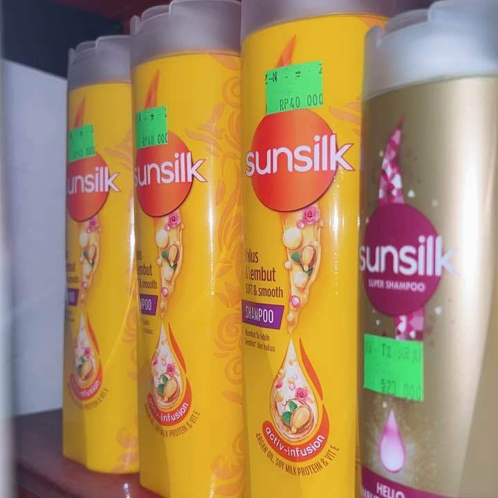 Sunsilk Shampoo Soft and Smooth Black Shine Hello Lembut 70 ml 160 ml ...