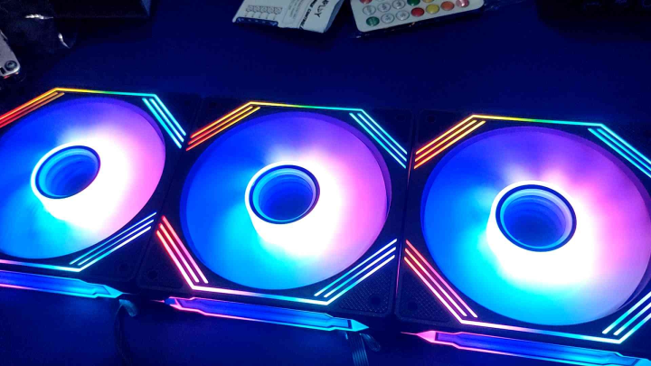 Inplay Seaview/Openview X3 120MM RGB Case Fan 6Pin Silent Computer Fan ...