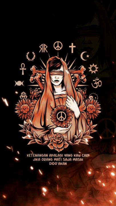 BAJU PLURALISME SATANIC KAOS KATA KATA SINDIRAN AGAMA TOLERANSI PRIA ...