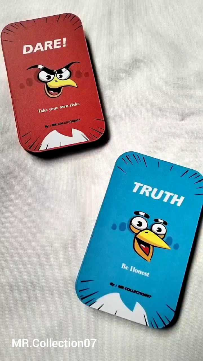 Kartu permainan Truth or Dare Tema - Angry birds | Lazada Indonesia