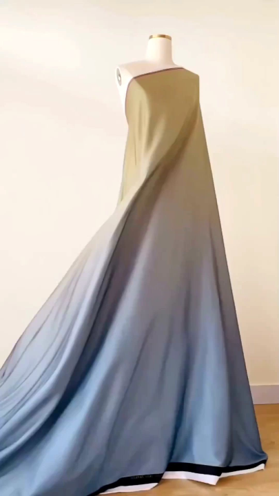 Kain ArmanySilk Motif Gradasi warna harga setengah meter | Lazada Indonesia