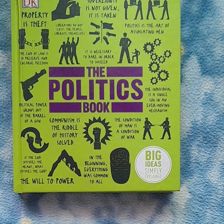 หนังสือหายาก THE POLITICS BOOK... ภาษาอังกฤษทั้งเล่ม 300 กว่าหน้า ...