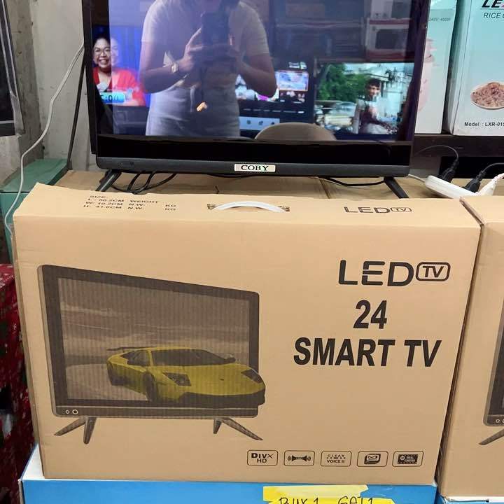 COBY 24' SMART LED TV / DOUBLE GLASS | Lazada PH
