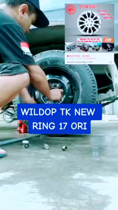 WILDOP TK NEW R17 WHEELDOP RING 17 HARGA 4BIJI L300 GRANMAX NEW CARRY APV ORIGINAL | Lazada ...
