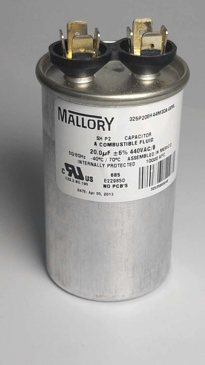 Mallory alum 20uf 440v capacitor original | Lazada PH