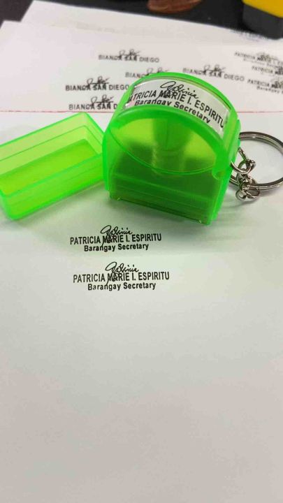 DIGI STAMP 10X28mm / PERSONALIZED SELF INKING STAMP | Lazada PH