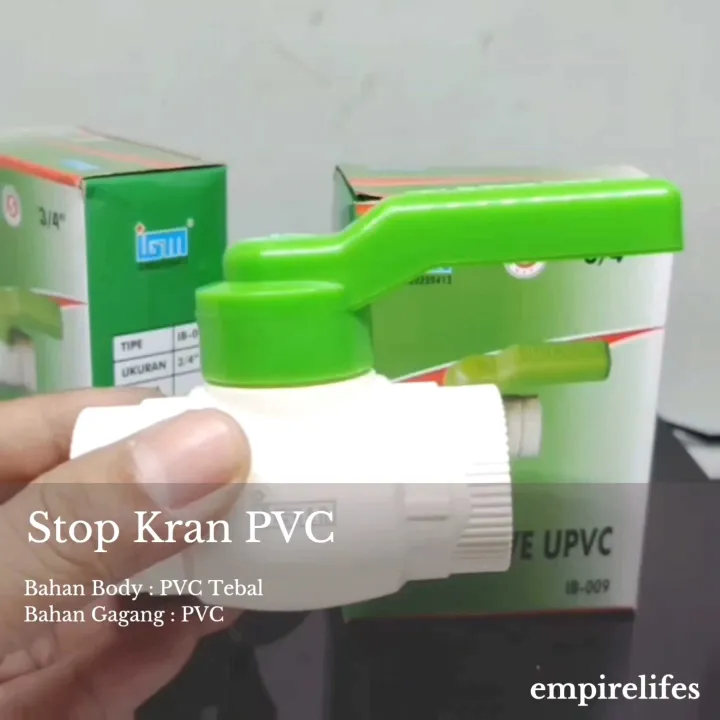 Stop Keran / Kran PVC 1/2 inch / Ball Valve | Lazada Indonesia