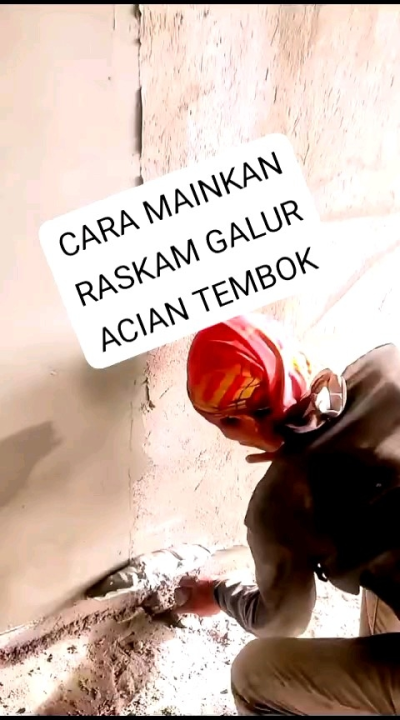 RASKAM GALUR acian plat bajaRaskam Roskam 40cm- Trowel Epoxy Epoksi ...
