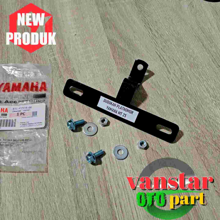 breket plat nomor depan MT25 MT 25 R25 bawah radiator | Lazada Indonesia