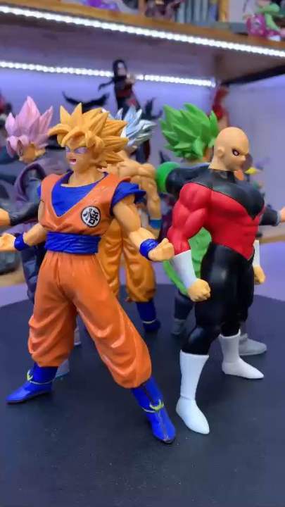 Mô hình Dragon Ball - Gogeta Broly Jiren Vegeta Goku SSJ4 tóc bạc Ultra ...