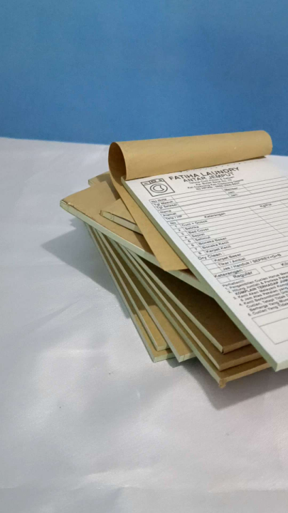 Nota Costum 1/4.2 ply / Nota Laundry / Nota Bengkel / Nota Service ...