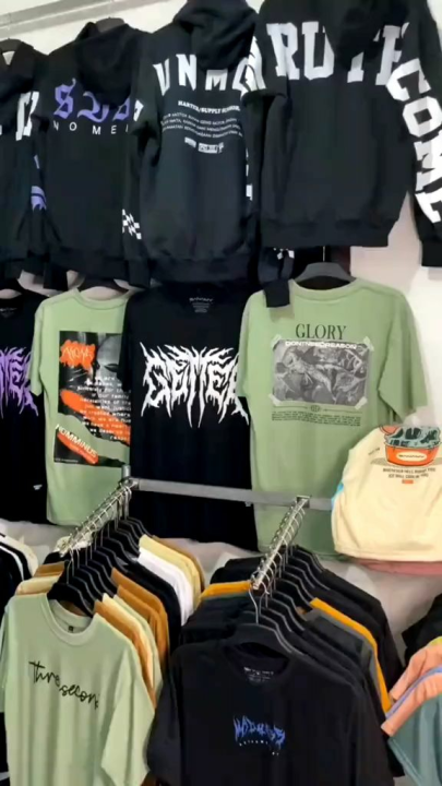 Midsval - Kaos Pria Trendi Lengan Pendek Tebal Kekinian | Lazada Indonesia