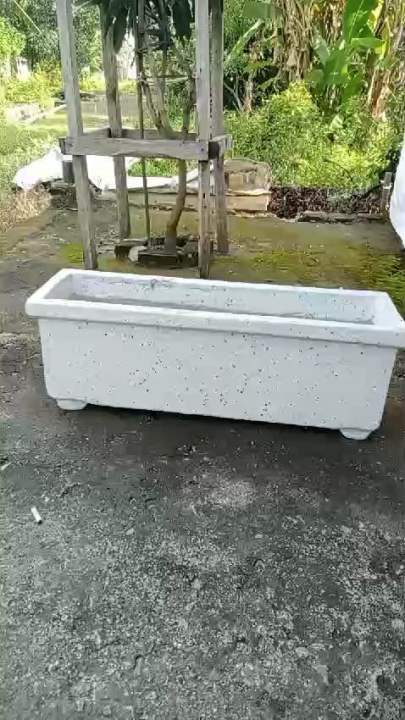 POT BUNGA TANAMAN BESAR JUMBO SEMEN TERASO MINIMALIS TINGGI MODEL ...