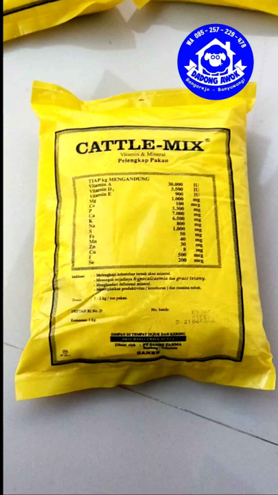 Cattle Mix 1 kg Sanbe - premix Cattle mix mineral calsium Penggemukan ...