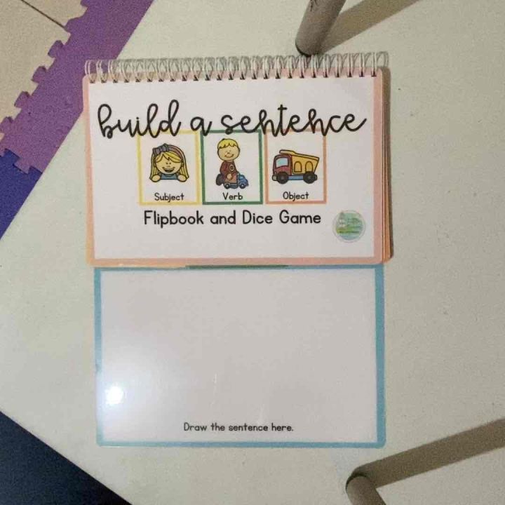 Build a Sentence Flip book and Game for Speech Therapy and SpEd ...
