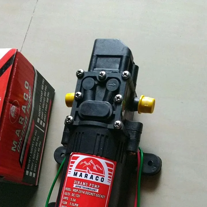 POMPA AIR DC 12V / DINAMO TANGKI SEMPROT / TANGKI SEMPROT ELEKTRIK ...