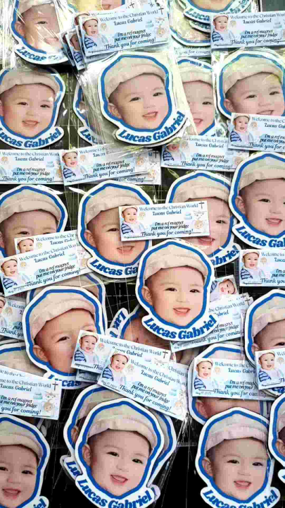 New Personalized Face Cut-Out / Bubble Head Ref Magnet Souvenir for all ...