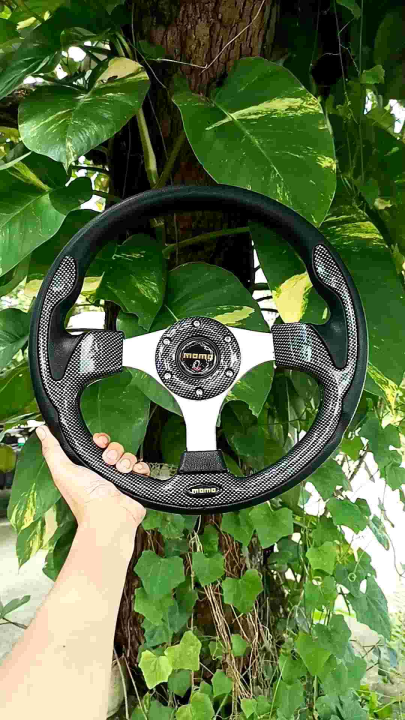 MOMO STEERING WHEEL UNIVERSAL WITH FREE MOMO HORN BUTTON Also Available ...