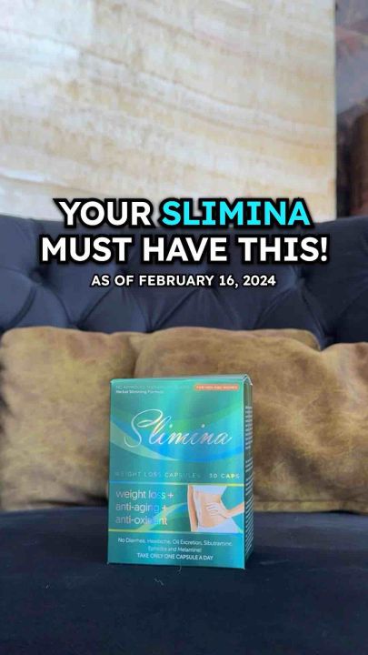 Slimina Weight Loss Capsules (GUARANTEED STRONG) with Authenticity Seal ...