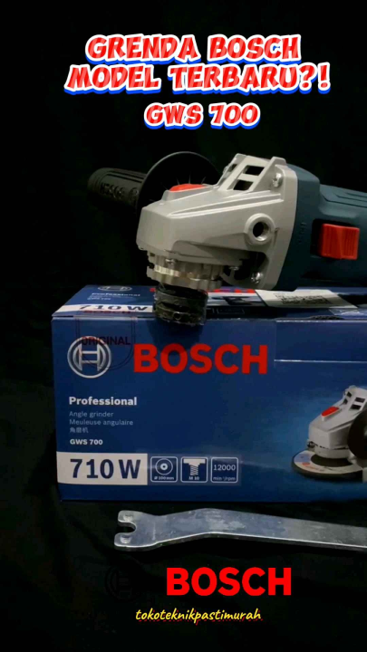Mesin Gerinda BOSCH GWS 060 Grenda Grinda Gurinda GWS 700 GWS700 GWS060 ...