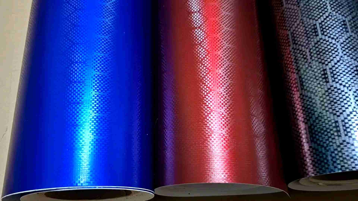 Honeycomb design hexagon pattern Carbon Fiber Football Pattern Sticker ...