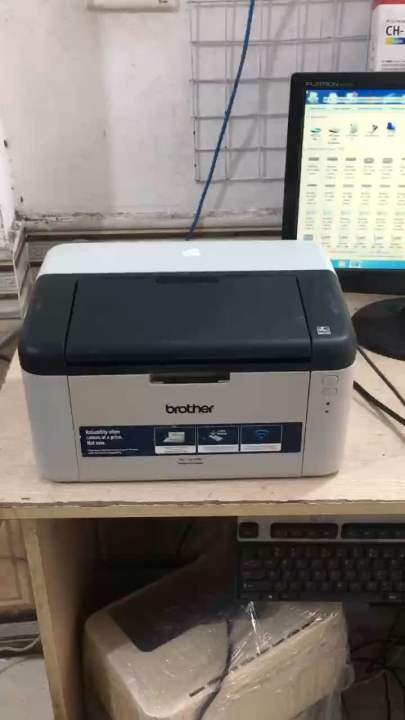 Máy In Văn Phòng 1 mặt qua wifi nhỏ gọn - Brother 1211W ,1201W ( Tặng Hộp mực không Mực Thải ...