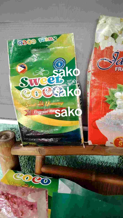 50pcs/5KG rice sack(SAKO NG BIGAS) double laminated | Lazada PH