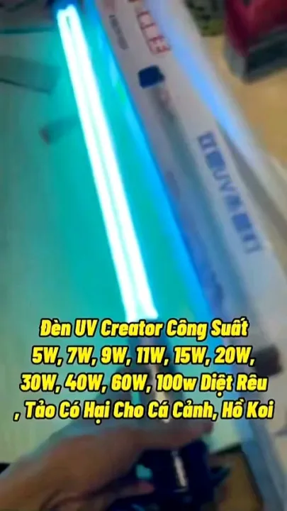 Đèn UV 60W King Bóng Kép - Diệt Khuẩn, Rêu Tảo Hồ Cá Koi, Xử Lý Nước Thải, Sinh Hoạt | Lazada.vn