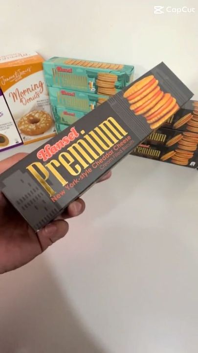 HANSEL PREMIUM CRACKERS 127G CHEDDAR CHEESE / WHITE CHEESE / MILKTEA ...