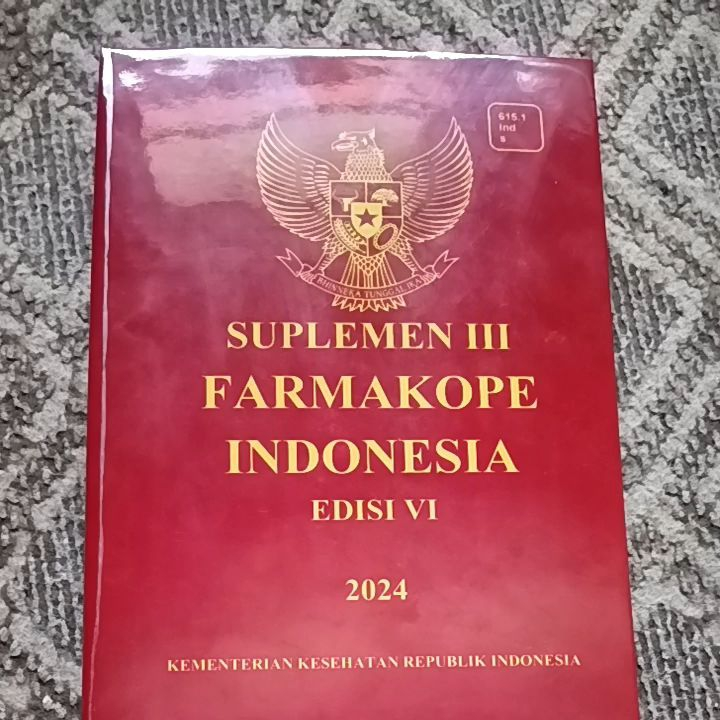 Buku Suplemen III Farmakope Indonesia Edisi 6 tahun 2024 - Suplemen 3 ...